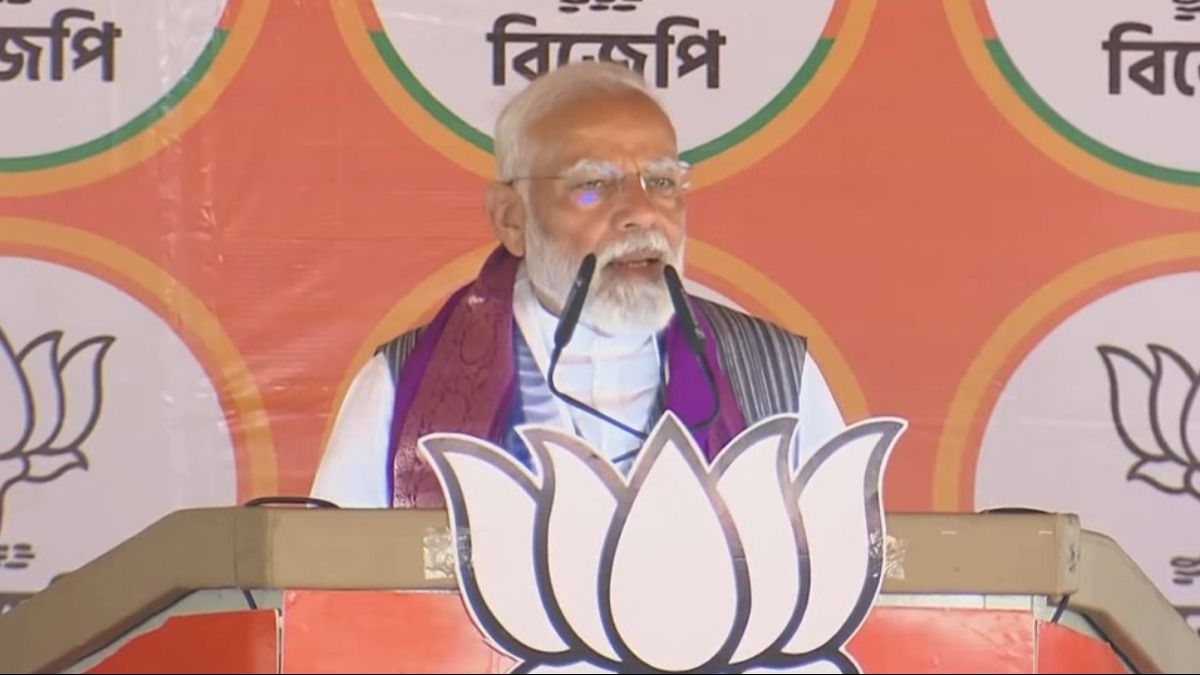 মালদার নিত্যানন্দপুরে সভা করছেন প্রধানমন্ত্রী নরেন্দ্র মোদী - lok sabha ...