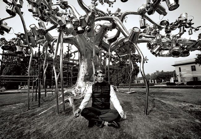 दुस्साहसी आर्टिस्ट सुबोध गुप्ता का जवाब नहीं - under the stainles s ...