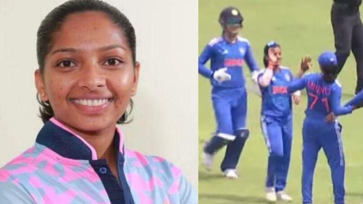 India Bangladesh Women T20: അരങ്ങേറ്റം ആഘോഷമാക്കി മിന്നു മണി; എറിഞ്ഞ നാലാം പന്തില്‍ വിക്കറ്റ് ...