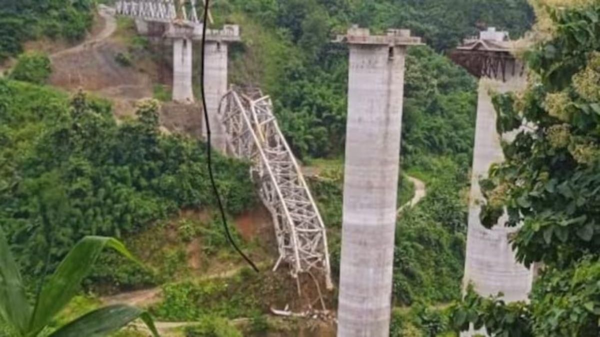 Mizoram Railway Bridge collapsed: മിസോറാമില്‍ റെയില്‍വേ പാലം തകര്‍ന്നുവീണ് 17 തൊഴിലാളികള് ...