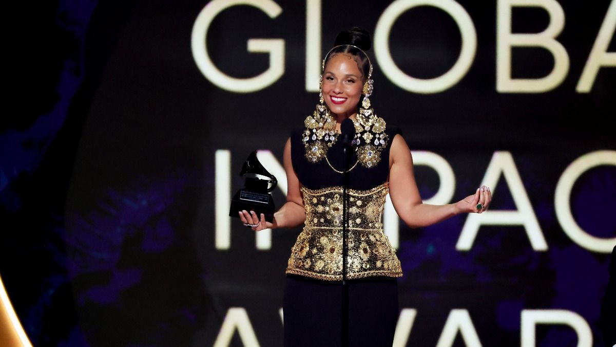 Alicia Keys takes home Dr Dre Global Impact Award at Grammys 2025 ...