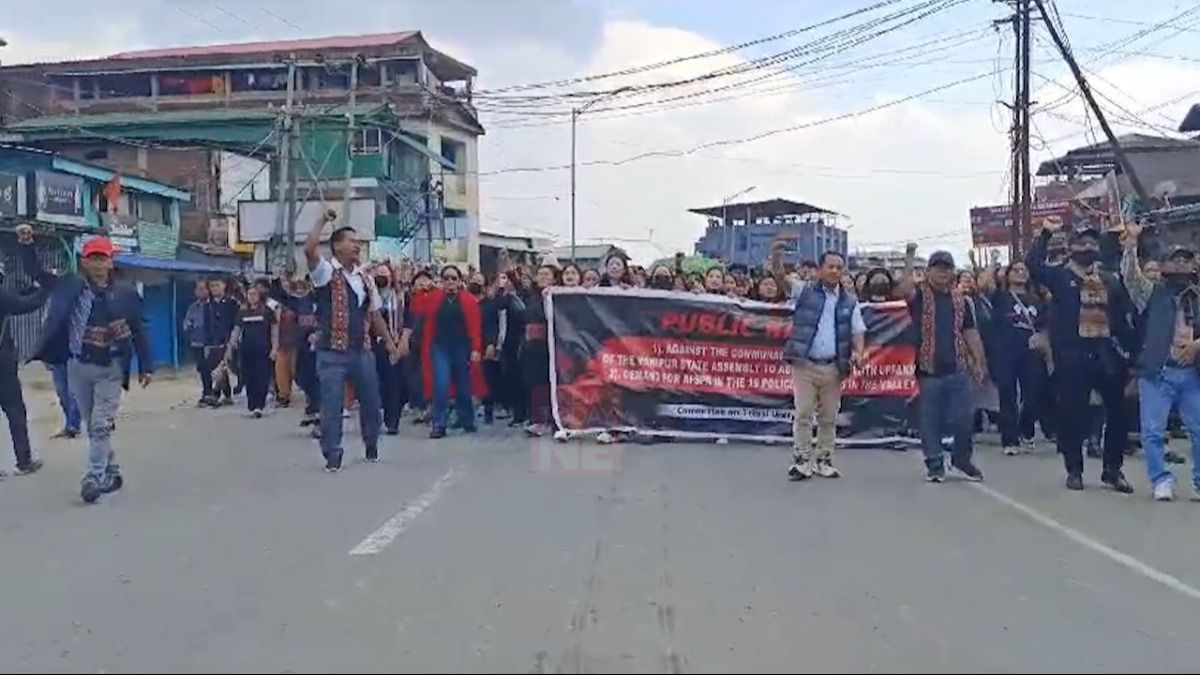 Manipur: Kuki-Zo rally demands re-imposition of AFSPA in valley districts