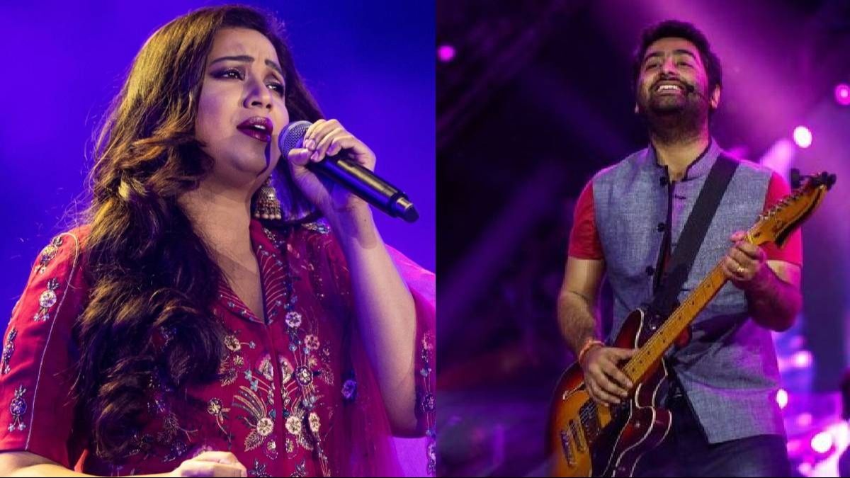 WATCH: Shreya Ghoshal, Arijit Singh's 'Mere Dholna' performance melts ...