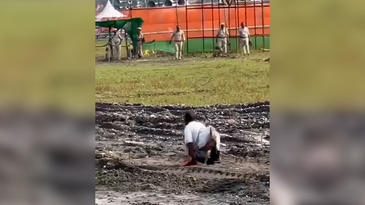 Assam: Specially-abled man draws attention at PM Modi's rally in Nalbari