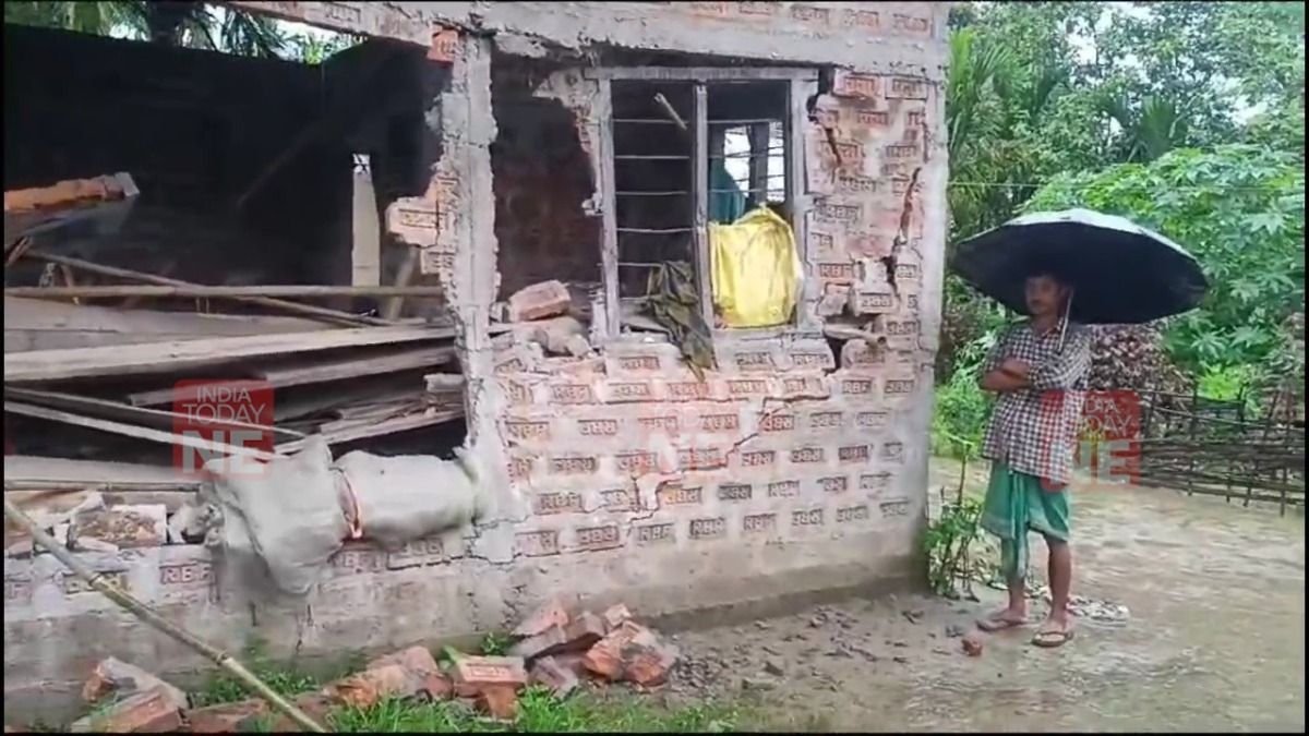 Assam: Wild elephants from Manas National Park wreak havoc in Chirang ...