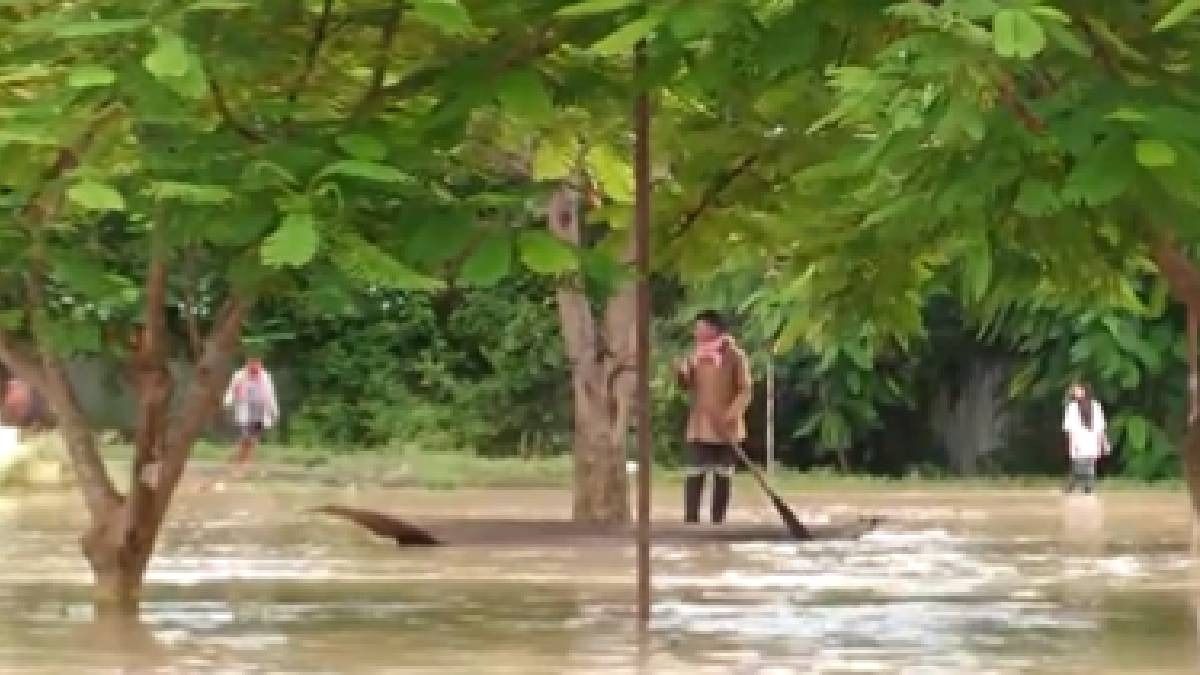 Manipur: Heavy rainfall triggers severe flooding in Thoubal district
