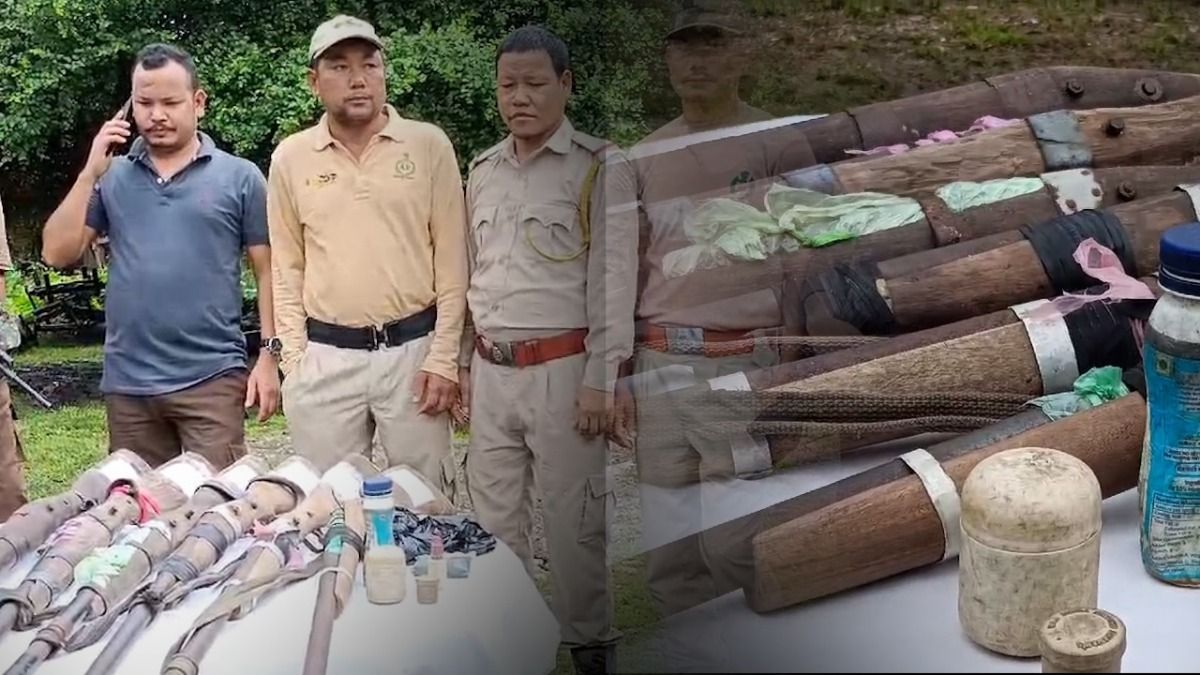 Assam: Forest department raids Raimona National Park, seizes weapons in ...
