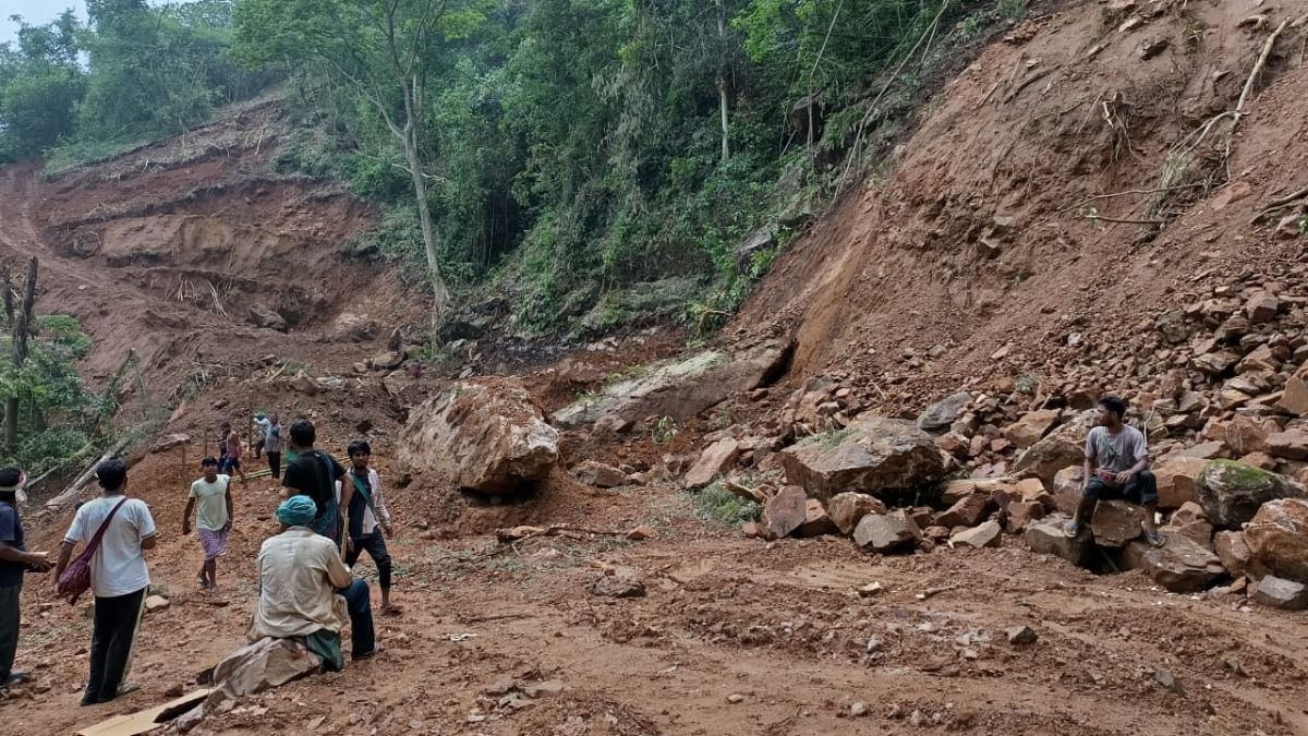 Assam: Locals expose hill cutting, sand mining; demand action against forest ranger