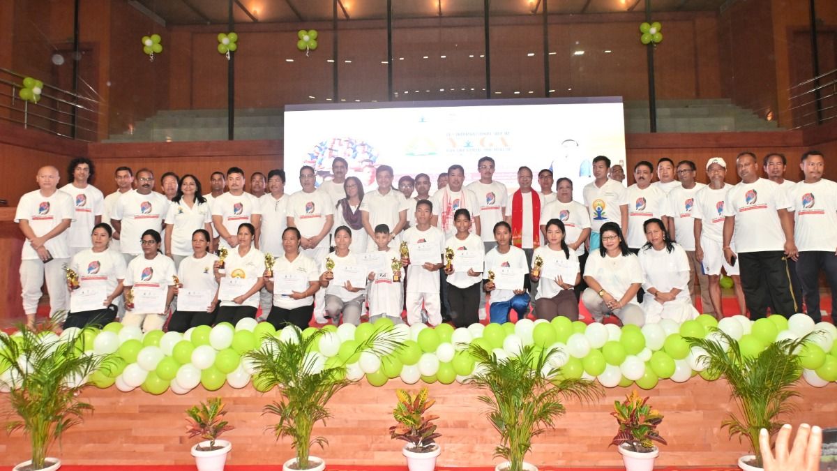 Assam's Diphu shines with mass participation on International Yoga Day