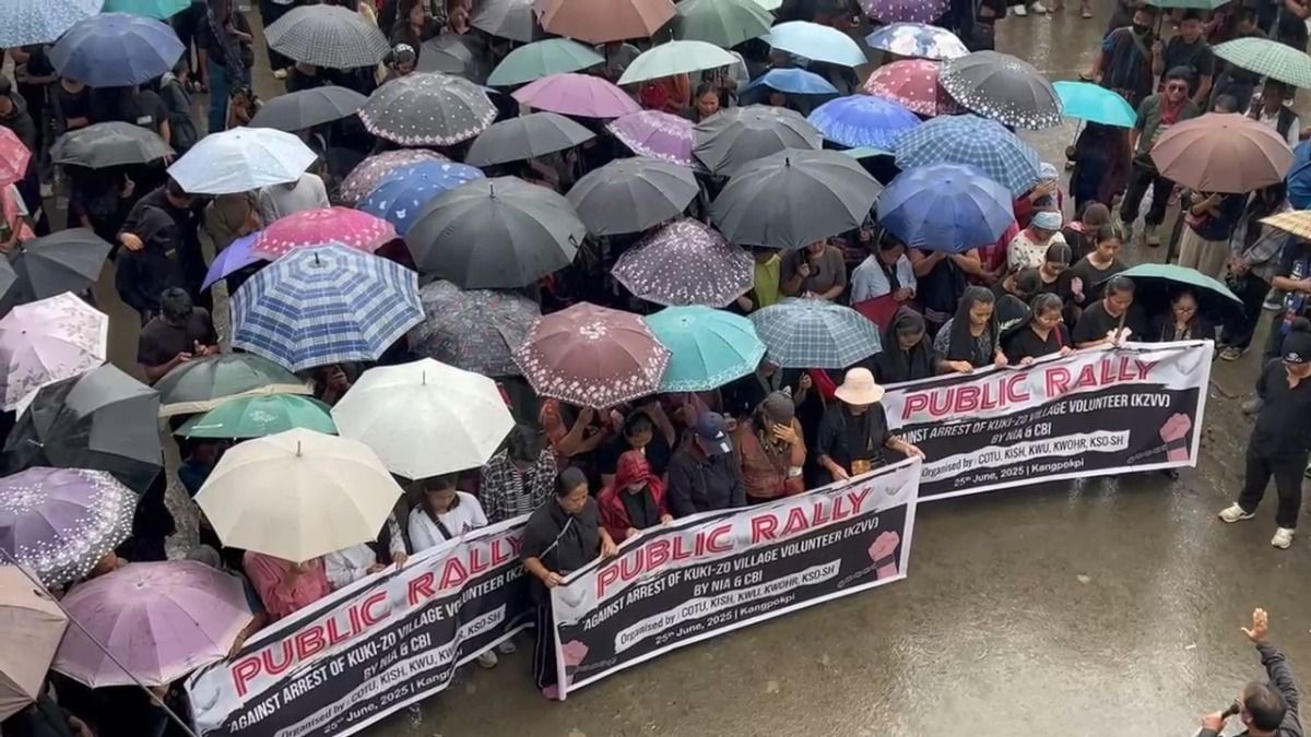 Manipur: Kuki-Zo community stages mass protest against alleged ...