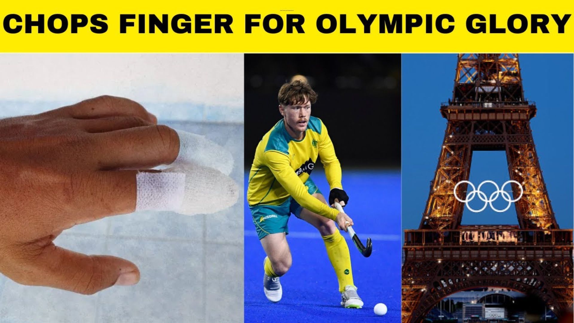 Australia hockey player amputates part of finger to be ready for Paris ...
