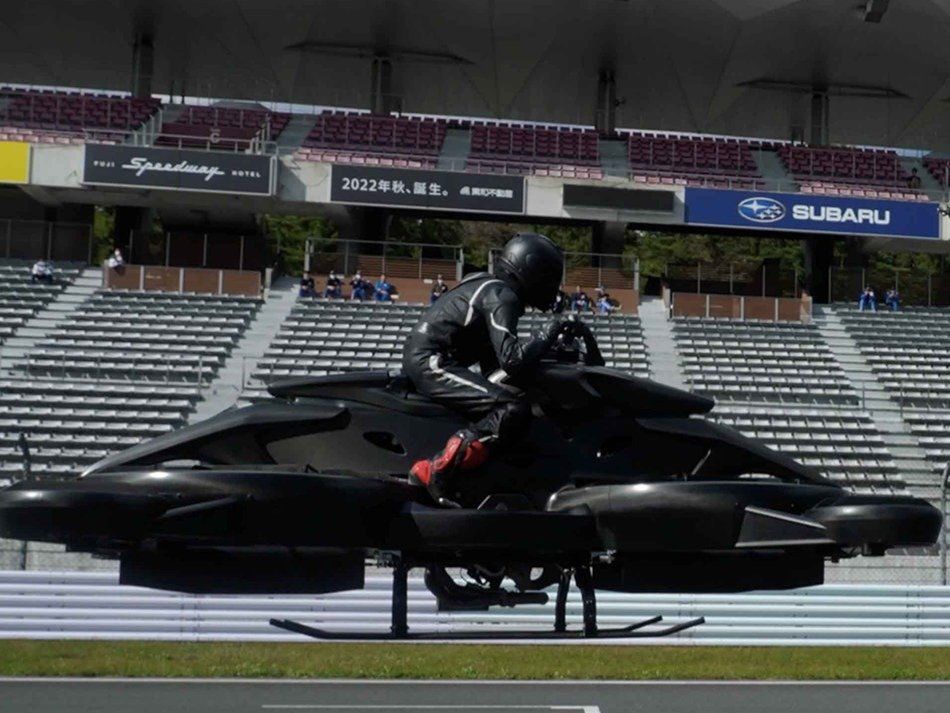 Worlds First Flying Bike