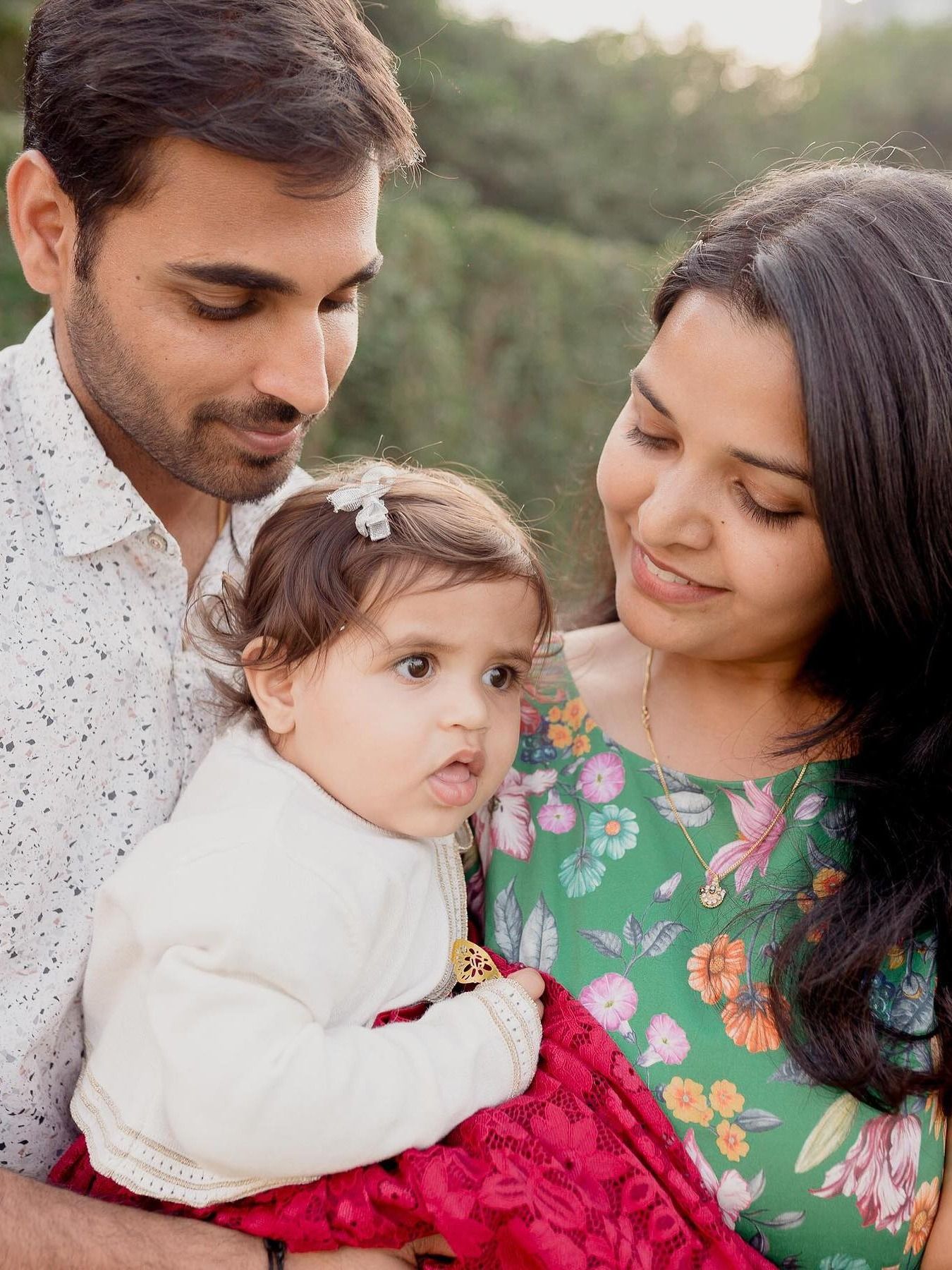 Bhuvi all smiles on daughter’s 1st b’day