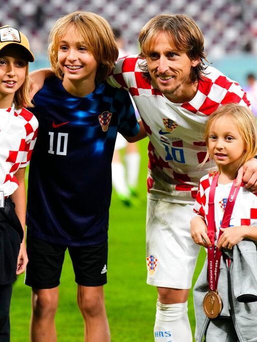 Modric family finds solace in WC bronze