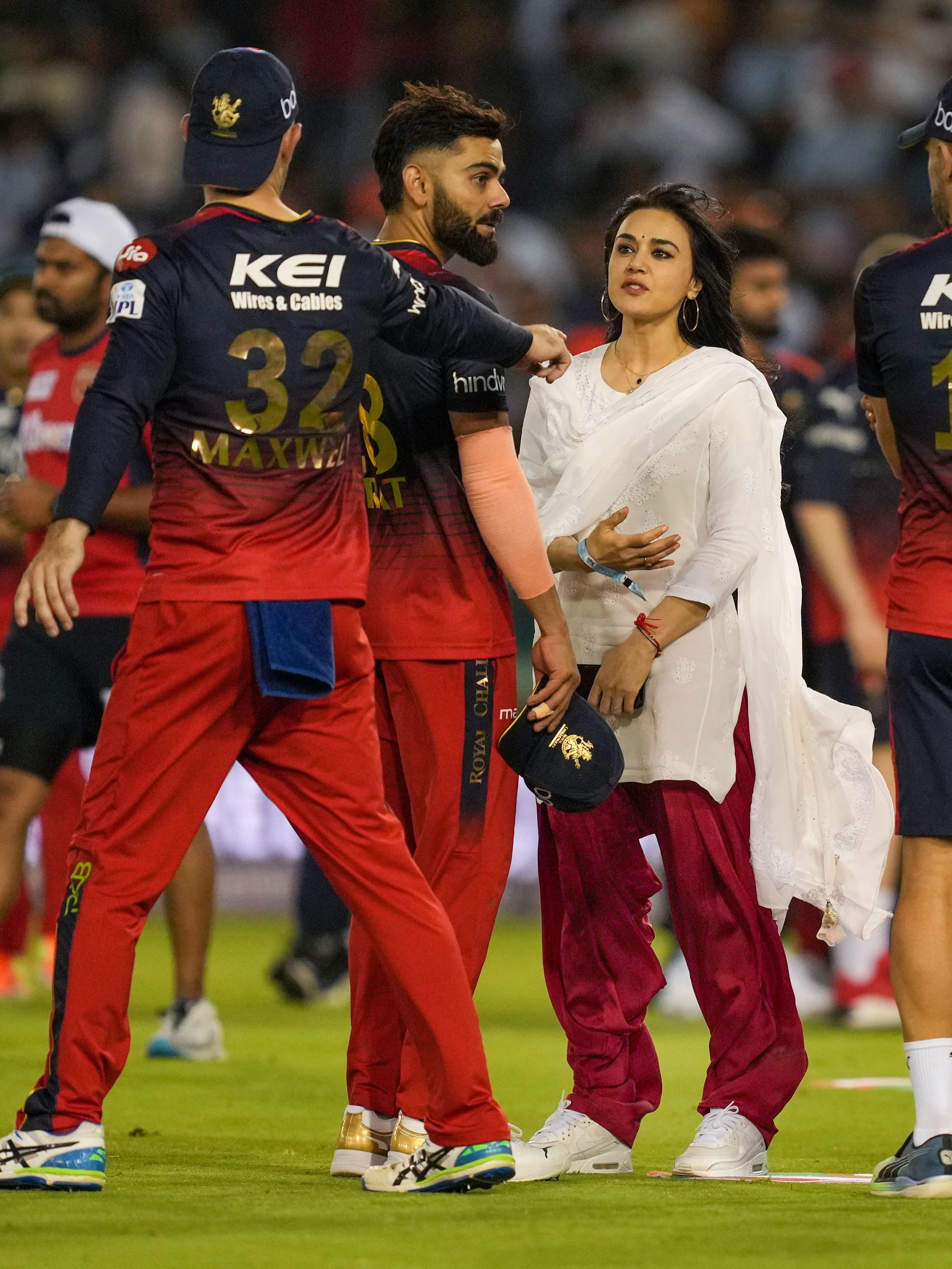 IPL 2023: Virat Kohli catches up with Preity Zinta