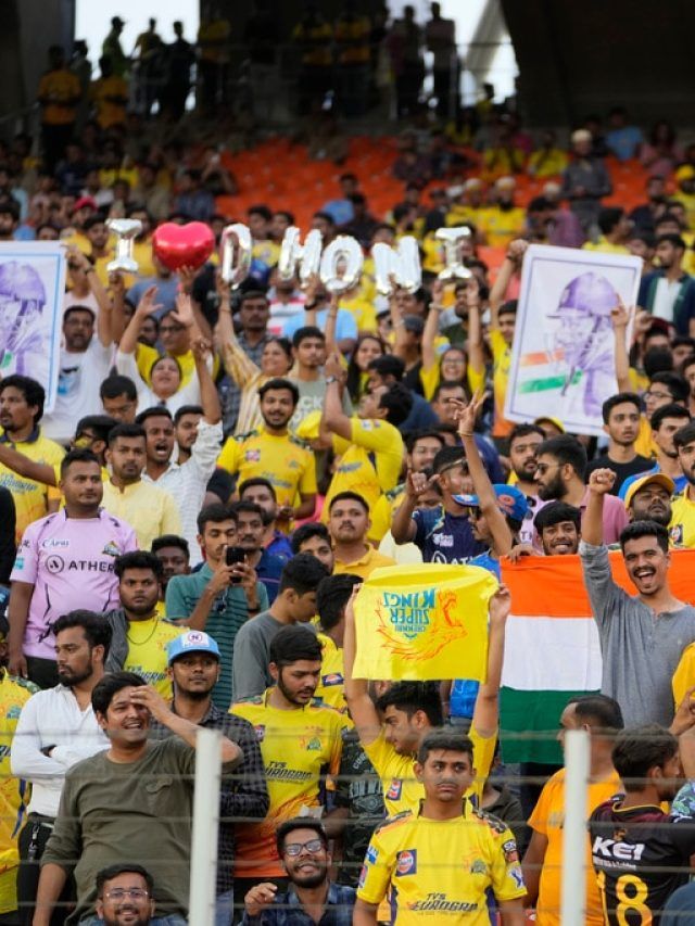 CSK fans' viral celebrations after IPL 2023 final