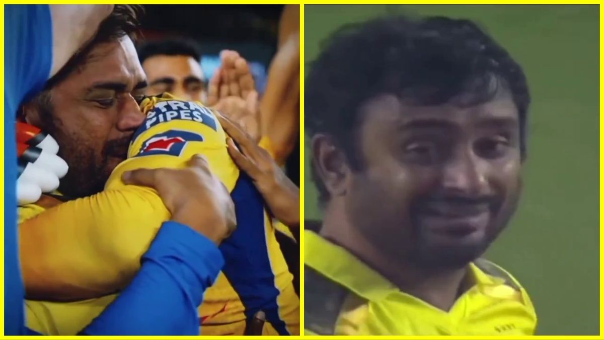 IPL फाइनल जीतते ही रोने लगे धोनी और अंबत‍ि! सामने आए कई VIDEO - Mahendra singh dhoni ambati ...