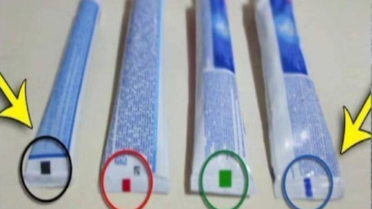 মাজনের টিউবের আলাদা রং বলে কোয়ালিটি? জানুন - Toothpaste color code ...