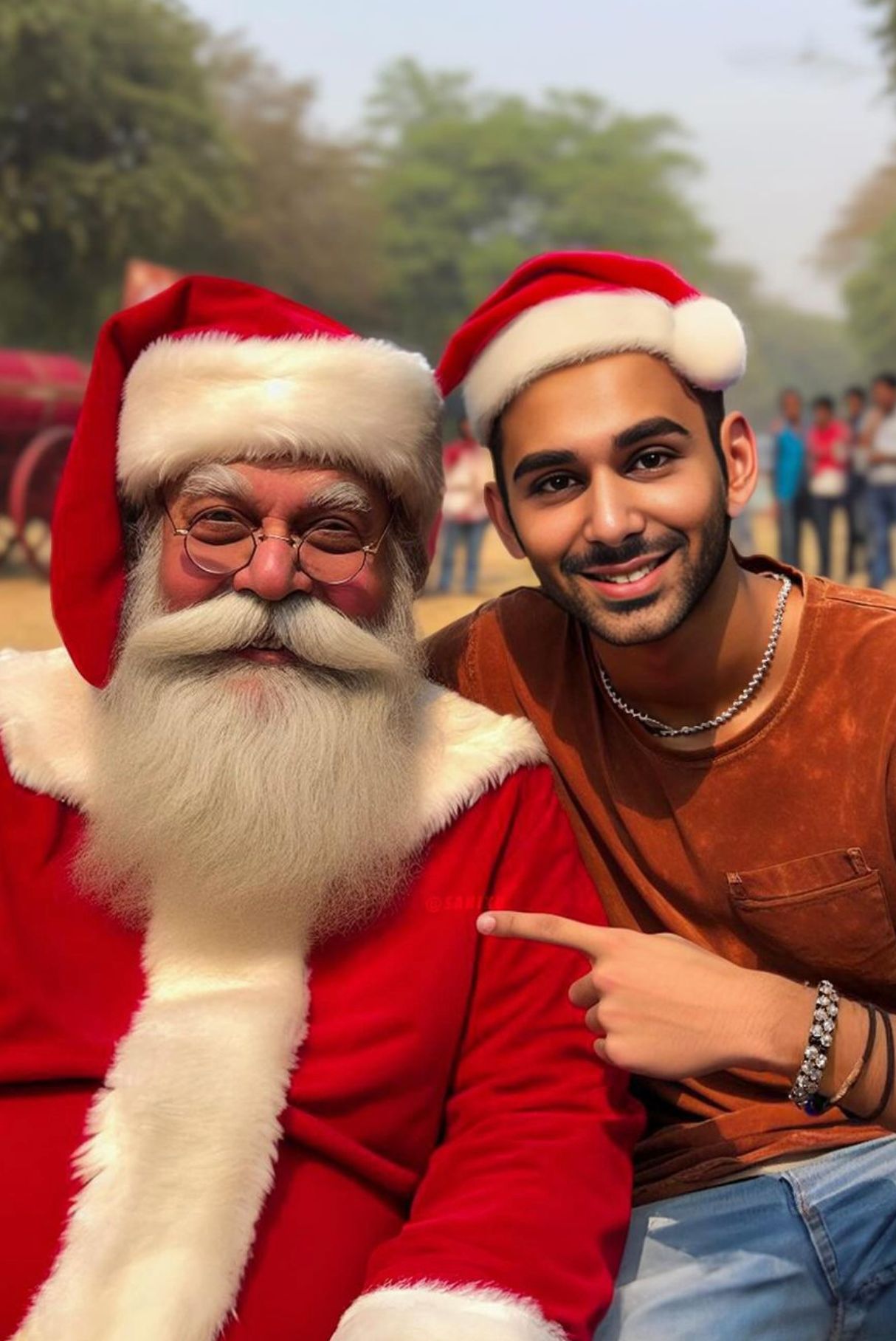 Christmas celebrations: AI images of PM Narendra Modi, socialite Orry ...