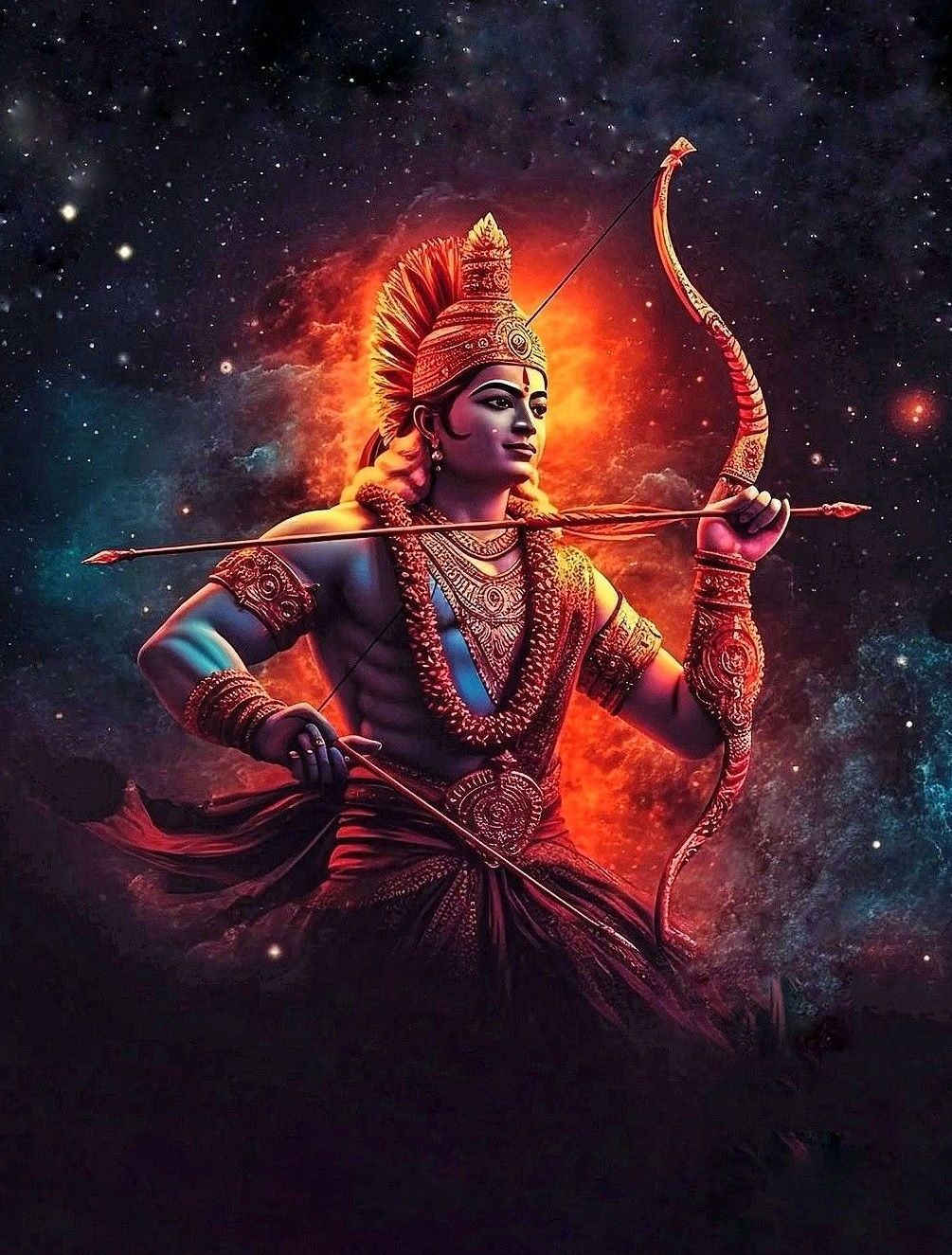 Lord Rama's Five Sacred Manifestations