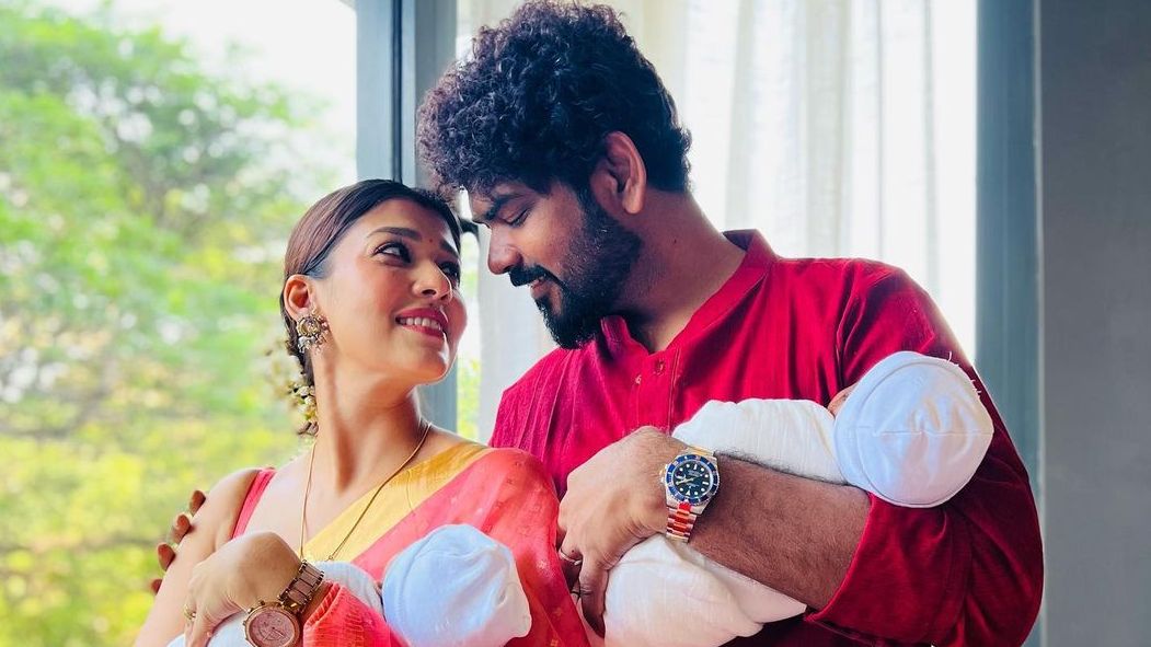 Nayanthara-Vignesh Shivan's family moments