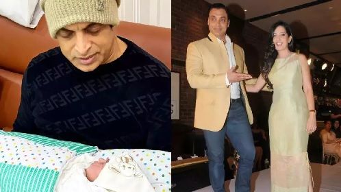 तीसरी बार पिता बने शोएब अख्तर.... घर आई नन्ही परी, दिखाई पहली झलक ...