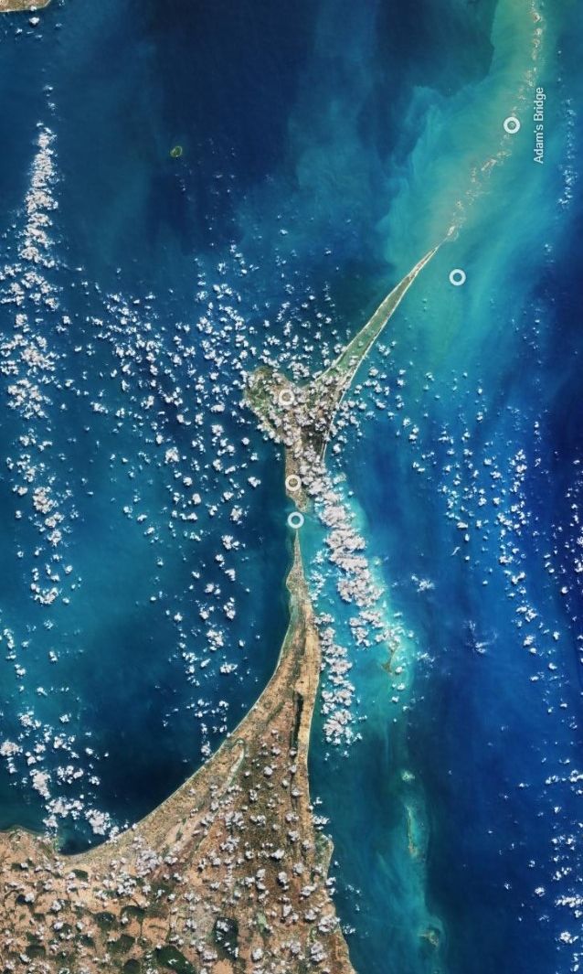 Ram Setu Image In India Ram Setu Or Adam's Bridge? The Ancient Mystery