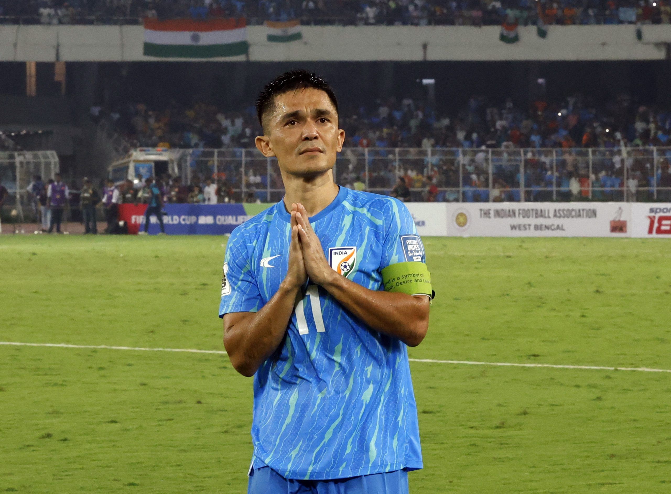 Sunil Chhetri’s emotional farewell