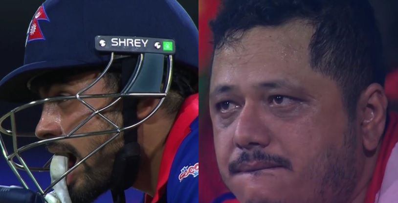 हार के बाद रोने लगे नेपाली खिलाड़ी, फैन्स के भी छलके आंसू, VIDEO - T20 world cup 2024 sa vs nep ...