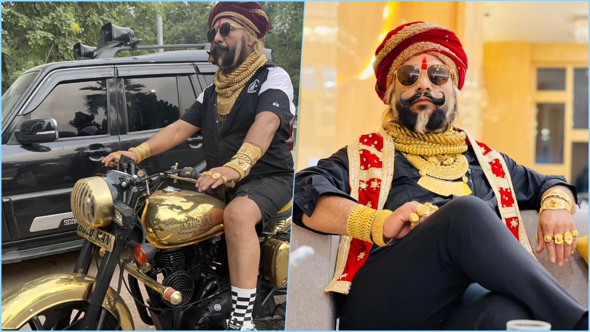 शरीर पर 5 किलो के जेवरात... सोने की बुलेट! देखें बिहार के गोल्डमैन का ...