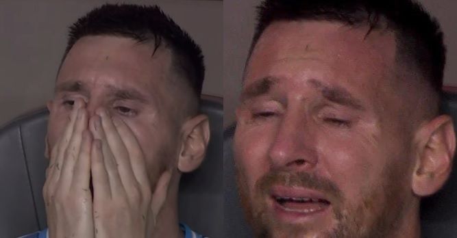 पहले फूट-फूटकर रोए मेसी, फिर खिताबी जीत का यूं मनाया जश्न, VIDEO ...