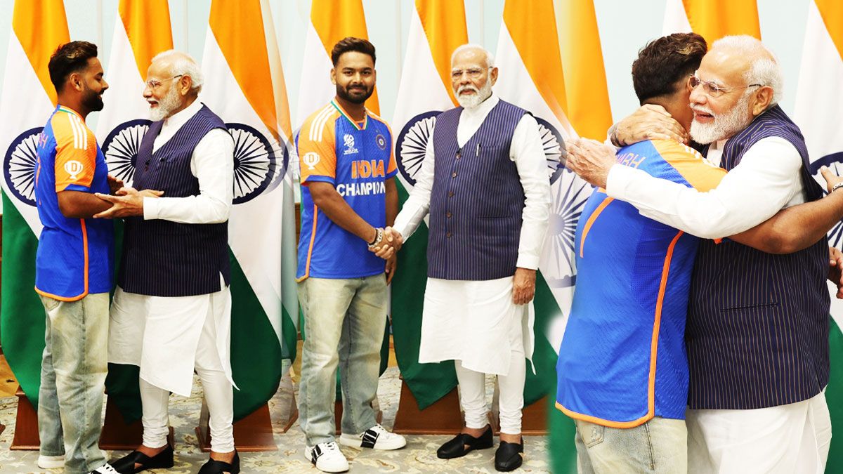 ऋषभ पंत को PM मोदी ने दी 'जादू की झप्पी', यूं की गर्मजोशी से मुलाकात ...