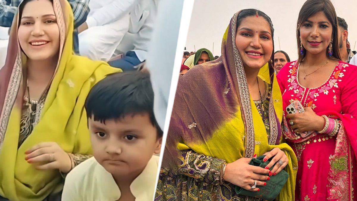 डिलीवरी के बाद बढ़ा सपना का वजन, बड़े बेटे का दिखाया चेहरा, हो गया इतना बड़ा - Sapna choudhary ...