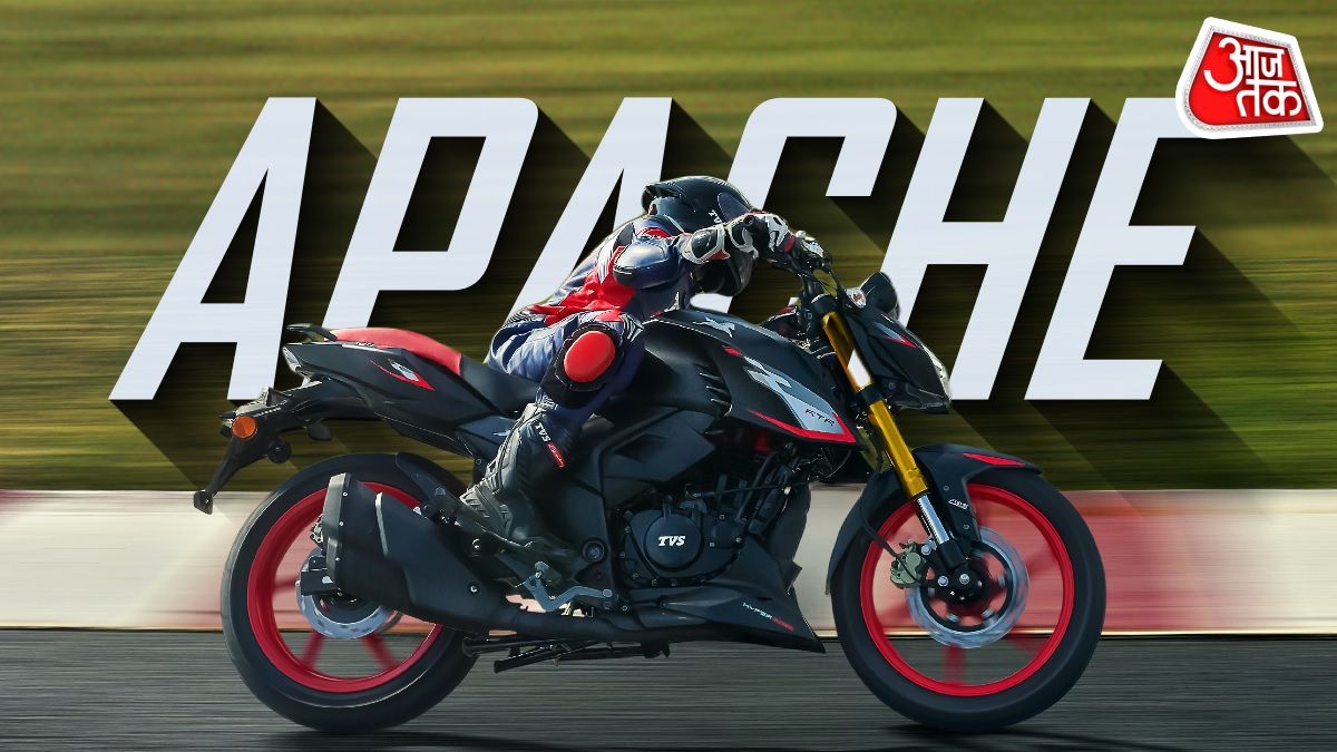 स्टाइलिश लुक... अपडेटेड फीचर्स! लॉन्च हुई नई Apache बाइक - New tvs apache rtr 160 4v bike ...