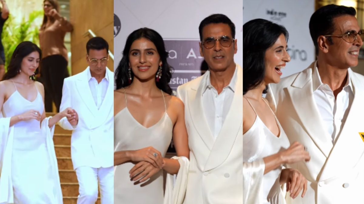 अक्षय कुमार की भांजी ने अपनी खूबसूरती का चलाया जादू, वाइट ड्रेस में ...