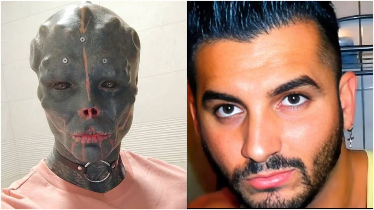 बॉडी मॉडिफिकेशन से पहले ऐसा था 'ब्लैक एलियन', पुरानी फोटो में पहचानना ...