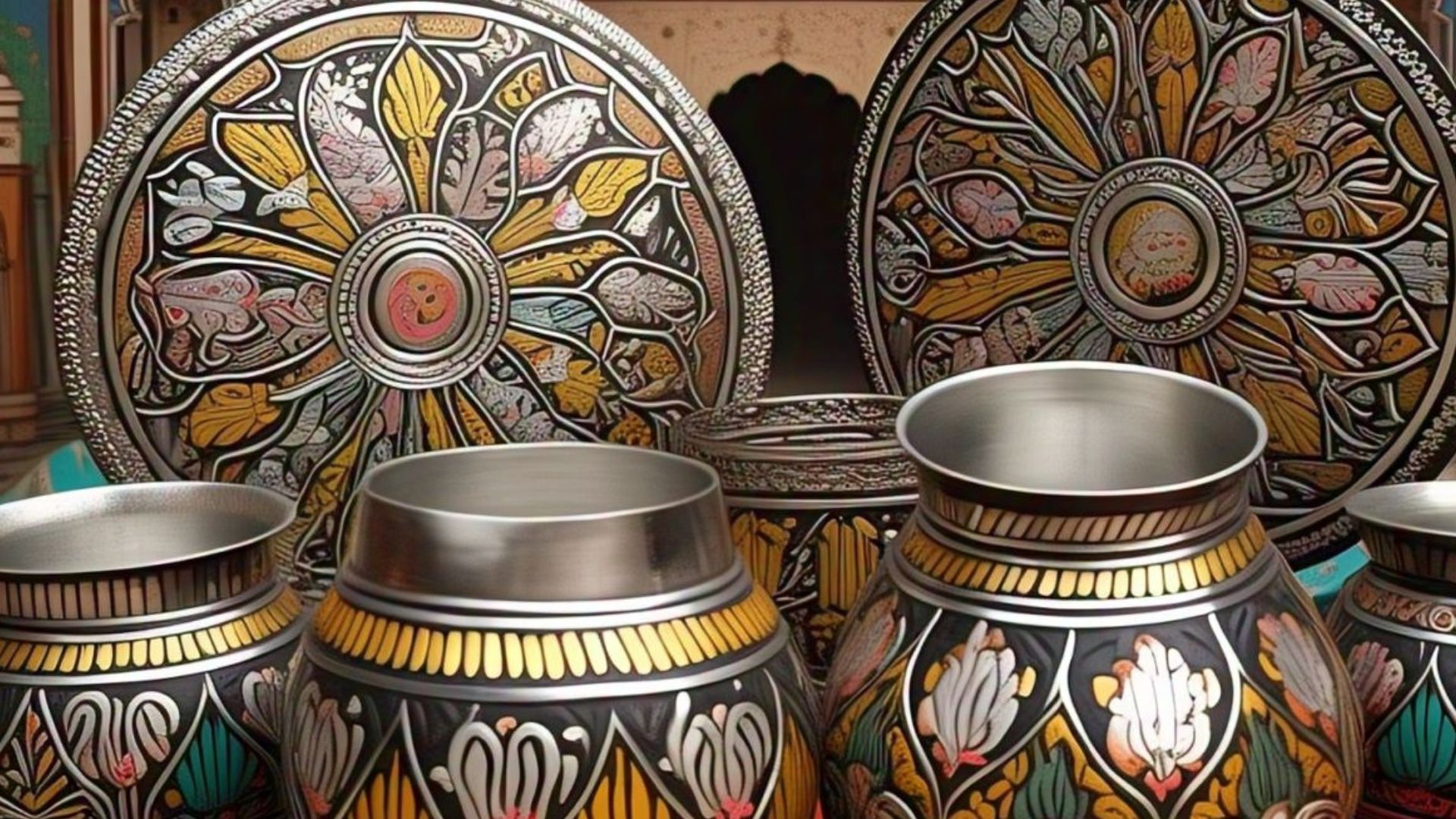 कपड़ों-इमारतों के अलावा बर्तनों पर भी होती है कारीगरी...जानें नक्कासी ...